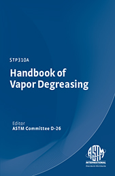 | Handbook of Vapor Degreasing | Selected Technical Papers | ASTM ...