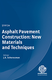 Front Matter | Asphalt Pavement Construction: New Materials and ...