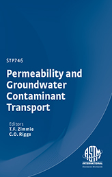 Permeability and Groundwater Contaminant Transport | Selected Technical ...