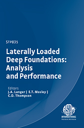 Horizontal Subgrade Modulus of Granular Soils | Laterally Loaded Deep ...