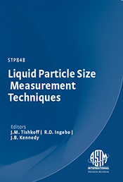 Liquid Particle Size Measurement Techniques | Selected Technical Papers ...