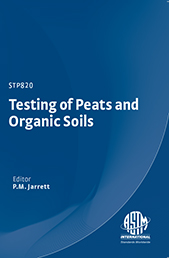 Testing of Peats and Organic Soils | Selected Technical Papers | ASTM ...