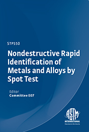 Nondestructive Rapid Identification of Metals and Alloys by Spot Test ...