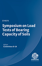 Symposium on Load Tests of Bearing Capacity of Soils | Selected ...