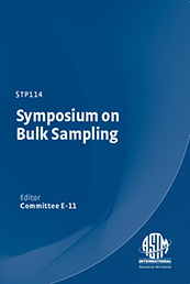 Materials Handling for Bulk Sampling | Symposium on Bulk Sampling ...