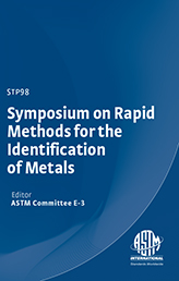 Rapid Tests for Identifying Alloy Steels | Symposium on Rapid Methods ...