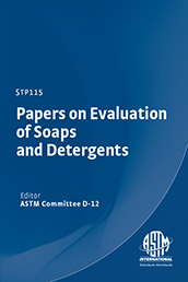 Summaries of Test Procedures | Papers on Evaluation of Soaps and ...