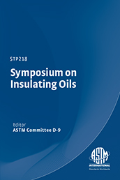 | Symposium on Insulating Oils | Selected Technical Papers | ASTM ...