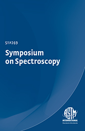 Symposium on Spectroscopy | Selected Technical Papers | ASTM International