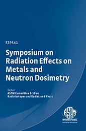 | Symposium on Radiation Effects on Metals and Neutron Dosimetry ...