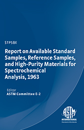 Available Standard Samples | Report on Available Standard Samples ...
