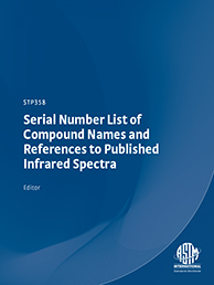 Serial Number List of Compound Names and References to Published ...
