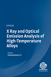 X Ray and Optical Emission Analysis of High-Temperature Alloys ...