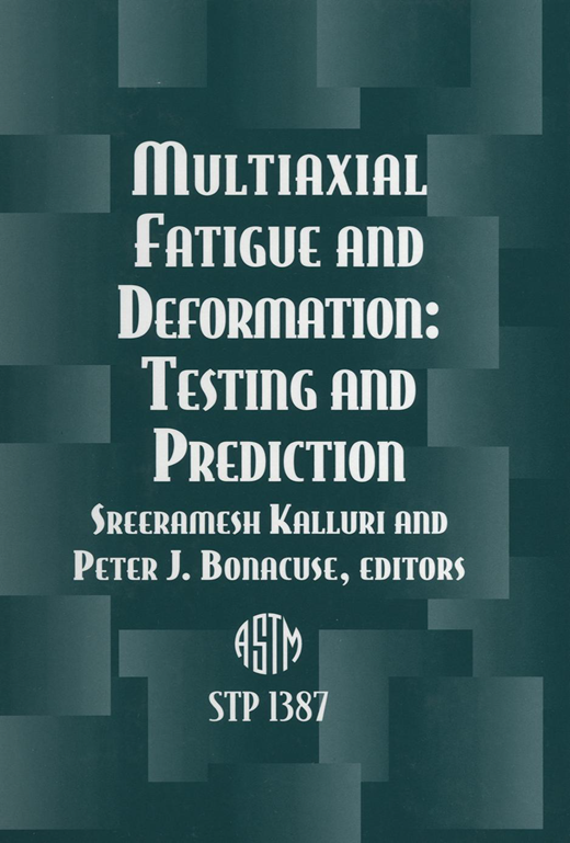 Subject Index | Multiaxial Fatigue and Deformation: Testing and ...