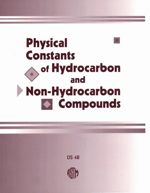 Section 1C. Property Definitions | Physical Constants of Hydrocarbon ...