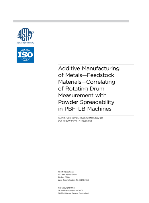 Additive Manufacturing of Metals—Feedstock Materials—Correlation of ...