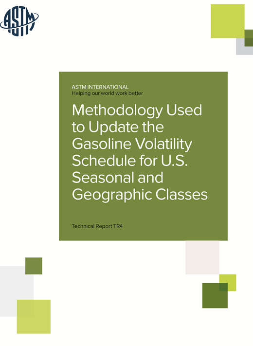 Methodology Used to Update the Gasoline Volatility Schedule for U.S ...