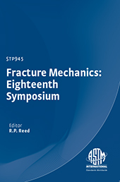 Fracture Mechanics: Eighteenth Symposium | Selected Technical Papers ...
