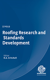 Front Matter | Roofing Research and Standards Development | Selected ...