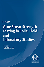 Measurement of Residual/Remolded Vane Shear Strength of Marine ...