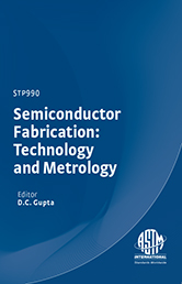 Semiconductor Fabrication: Technology and Metrology | Selected ...