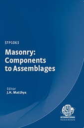 Masonry: Components to Assemblages | Selected Technical Papers | ASTM ...