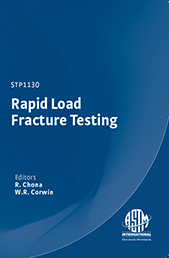 Rapid Load Fracture Testing | Selected Technical Papers | ASTM ...