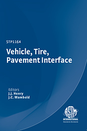 A Review of Tire Traction | Vehicle, Tire, Pavement Interface ...