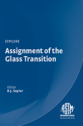 Measurement of the Glass Transition Temperature of Elastomer Systems ...