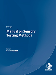 | Manual on Sensory Testing Methods | Selected Technical Papers | ASTM ...