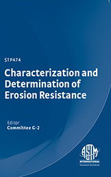 Characterization and Determination of Erosion Resistance | Selected ...