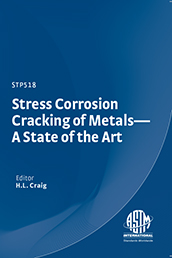 Stress Corrosion Cracking of a High Strength Steel | Stress Corrosion ...