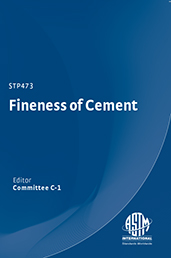 Fineness of Cement | Selected Technical Papers | ASTM International