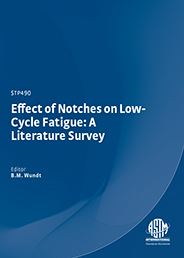 Section B. Nomenclature | Effect of Notches on Low-Cycle Fatigue: A ...