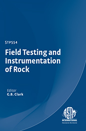 Field Testing and Instrumentation of Rock | Selected Technical Papers ...
